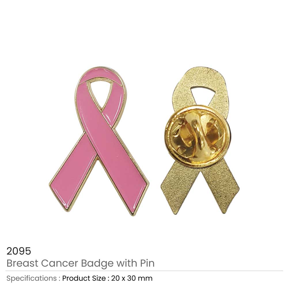 Breast Cancer Awareness Badges – Promotional Gifts Suppliers