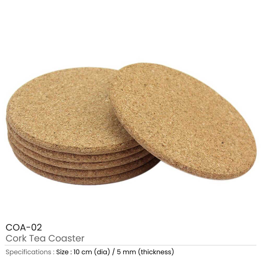 Cork Tea Coasters – Promotional Gifts Suppliers