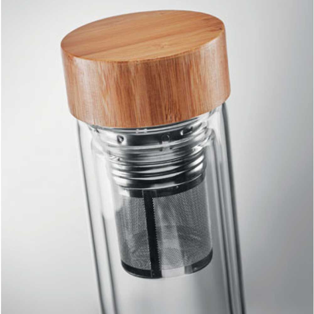 Glass and Bamboo Flask – Promotional Gifts Suppliers