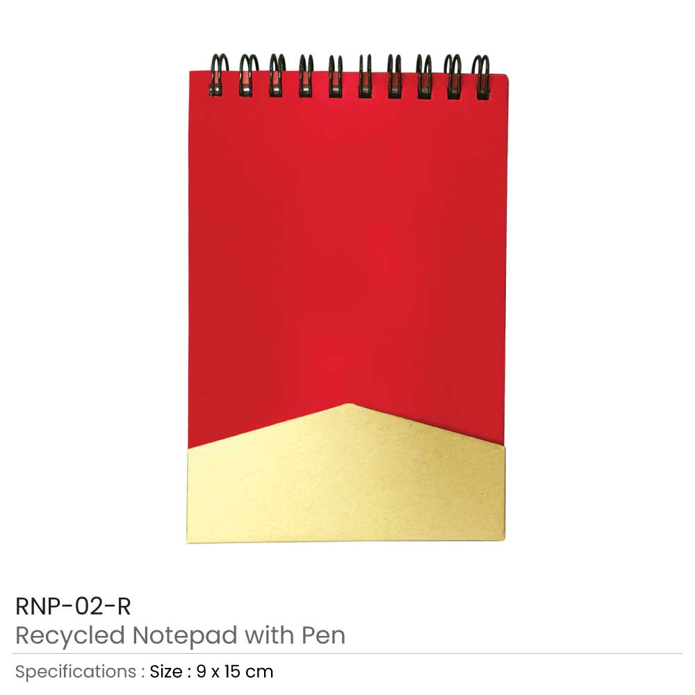 Recycled Notepad with Pen – Promotional Gifts Suppliers