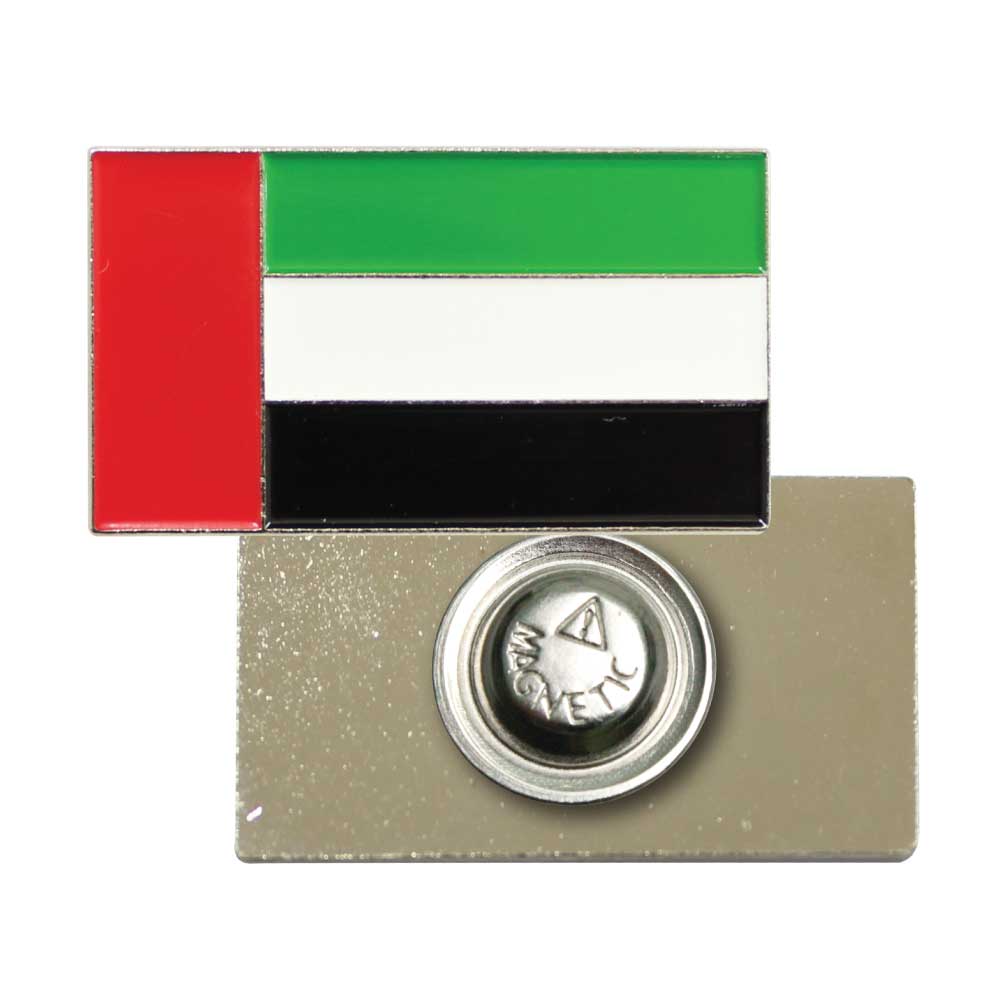 UAE Flag Metal Badges Rectangle – Promotional Gifts Suppliers