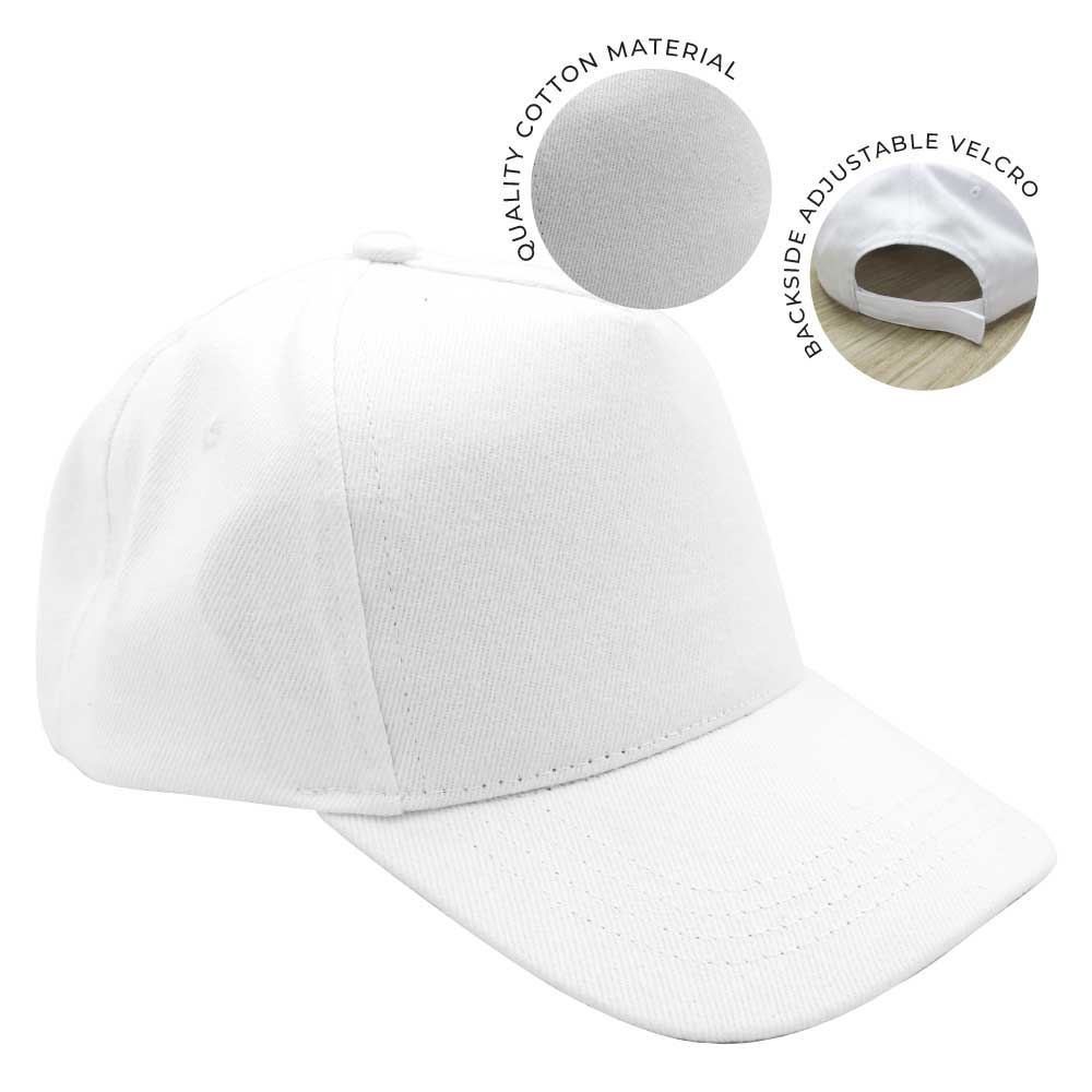 White Cotton Caps – Promotional Gifts Suppliers