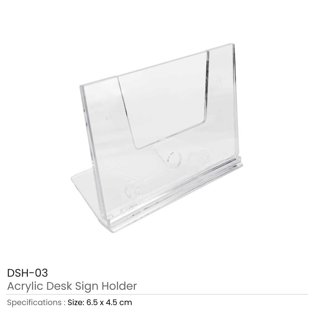 Acrylic Desk Sign Holders – Promotional Gifts Suppliers