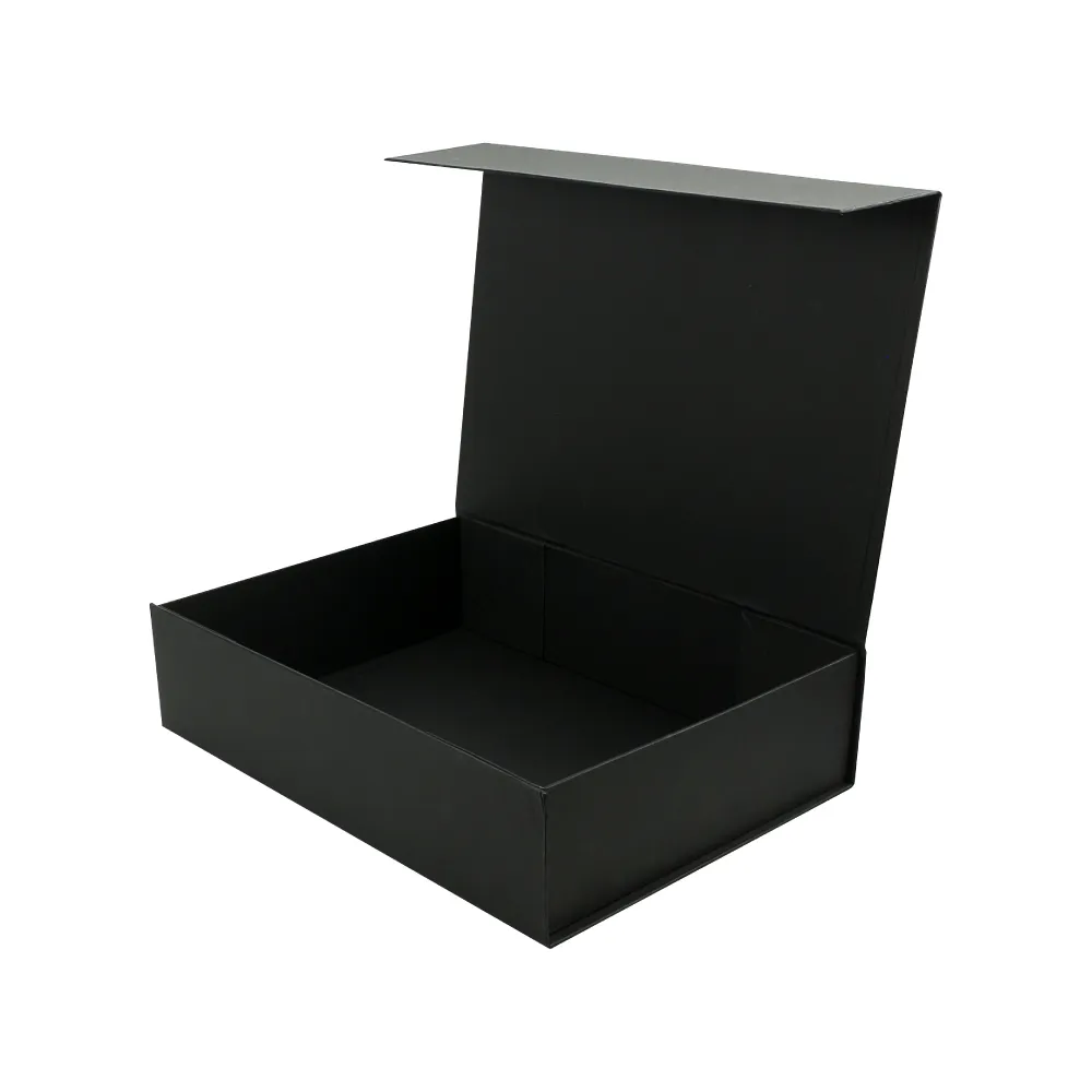 Black Plain Gift Box A3 Size with Magnetic Closure – Promotional Gifts ...